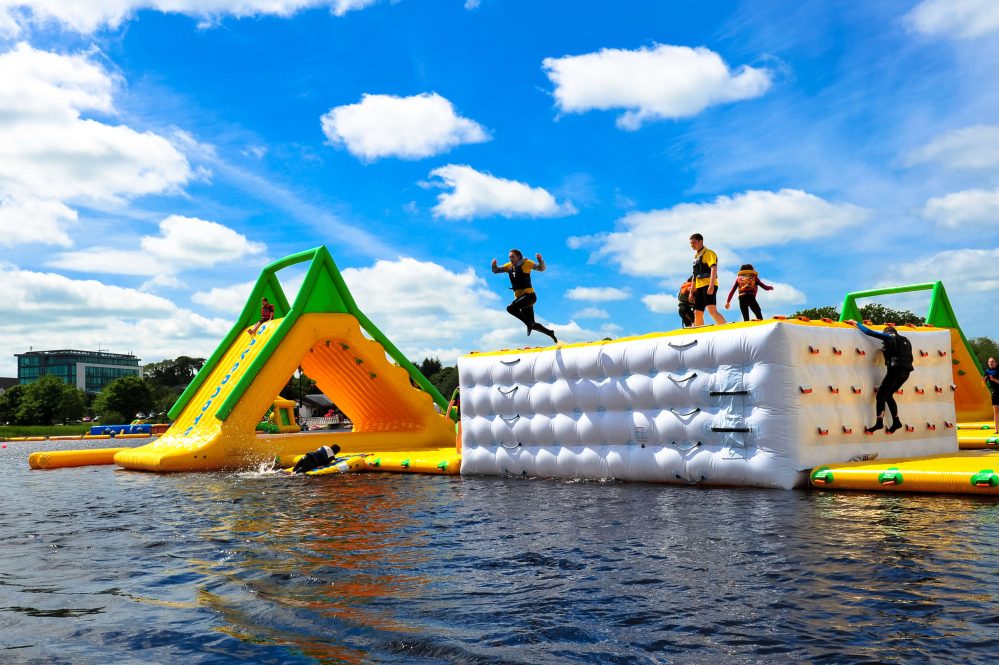 Inflatable Water Park – Mullingar | Stag Party | Stagit.Ie